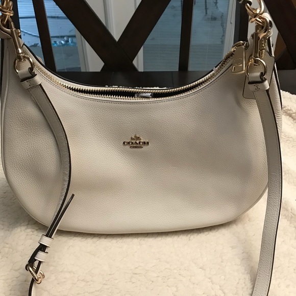 Coach | Bags | Authentic Cream Leather Coach Purse | Poshmark